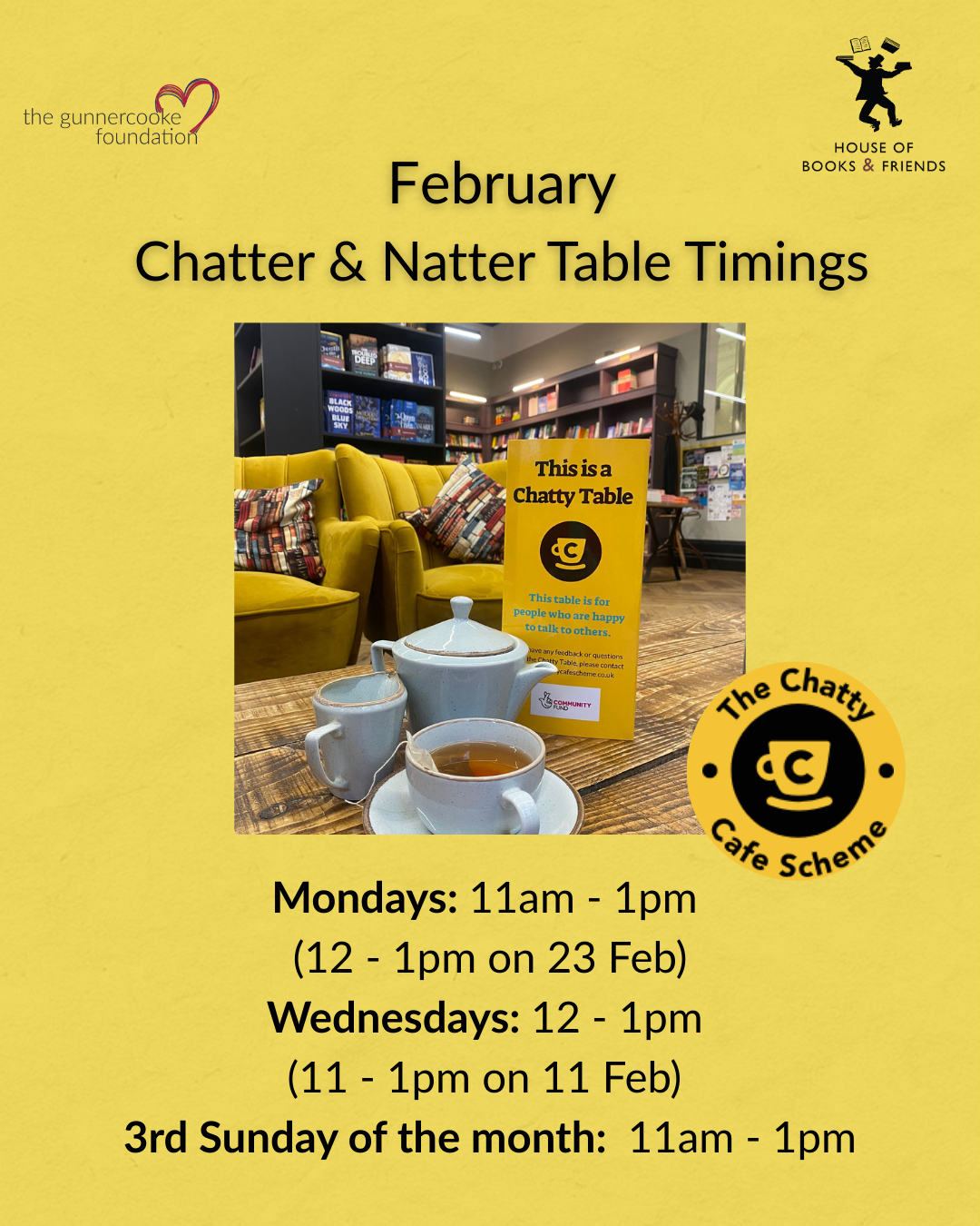 Chatty Café Table - Loads To Do